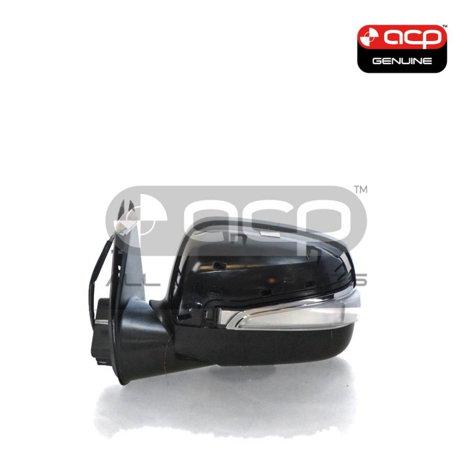 Black Door Mirror Electric Adjust with Indicator Passenger Side Genuine ...