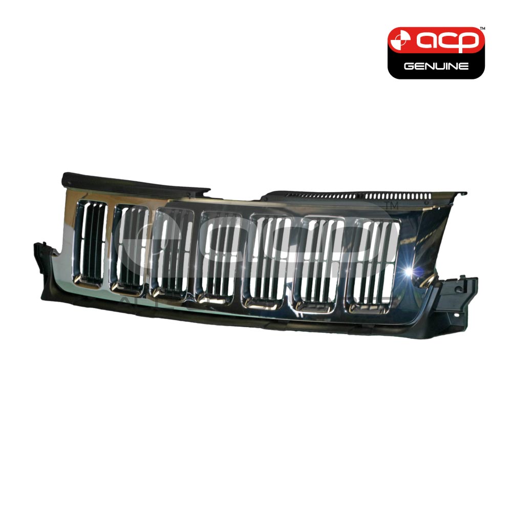 Chrome Grille With Chrome Mesh Genuine Suits Jeep Grand Cherokee WK ...