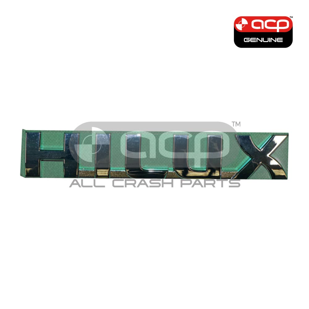 Emblem Genuine "Hilux" suits Toyota Hilux 2005 to 2011 - All Crash Parts
