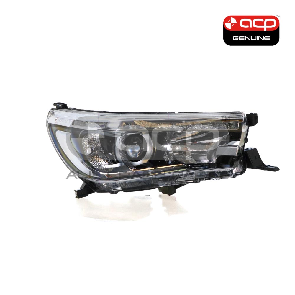LED Head Lamp Drivers Side Genuine suits Toyota Hilux 120 Series 7/2015 ...