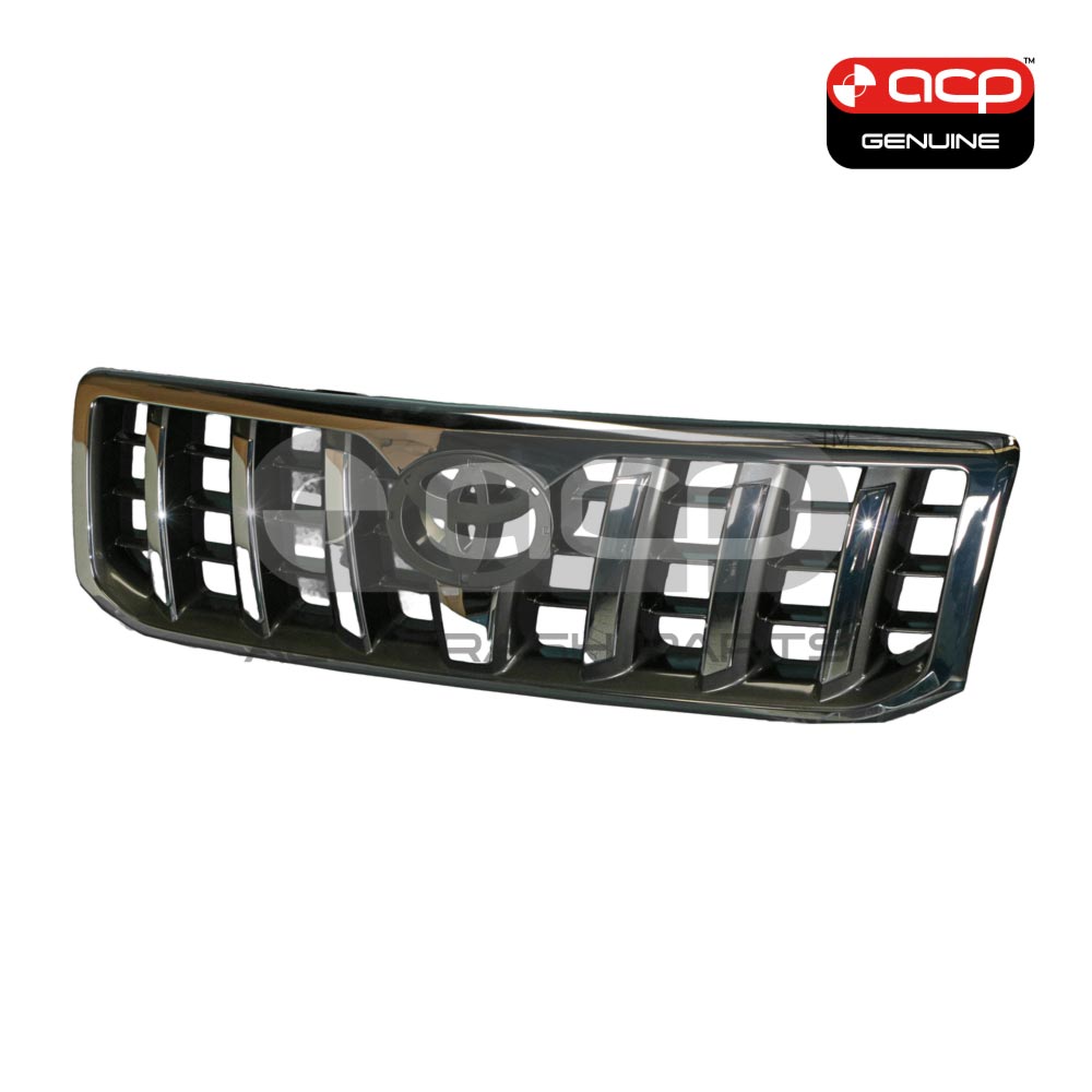 Chrome Grille Genuine suits Toyota Prado 120 Series GLX/VX/Grande 9/ ...